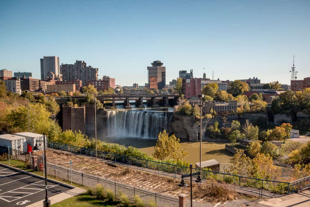 How to Get to High Falls in Downtown Rochester - Uncovering New York