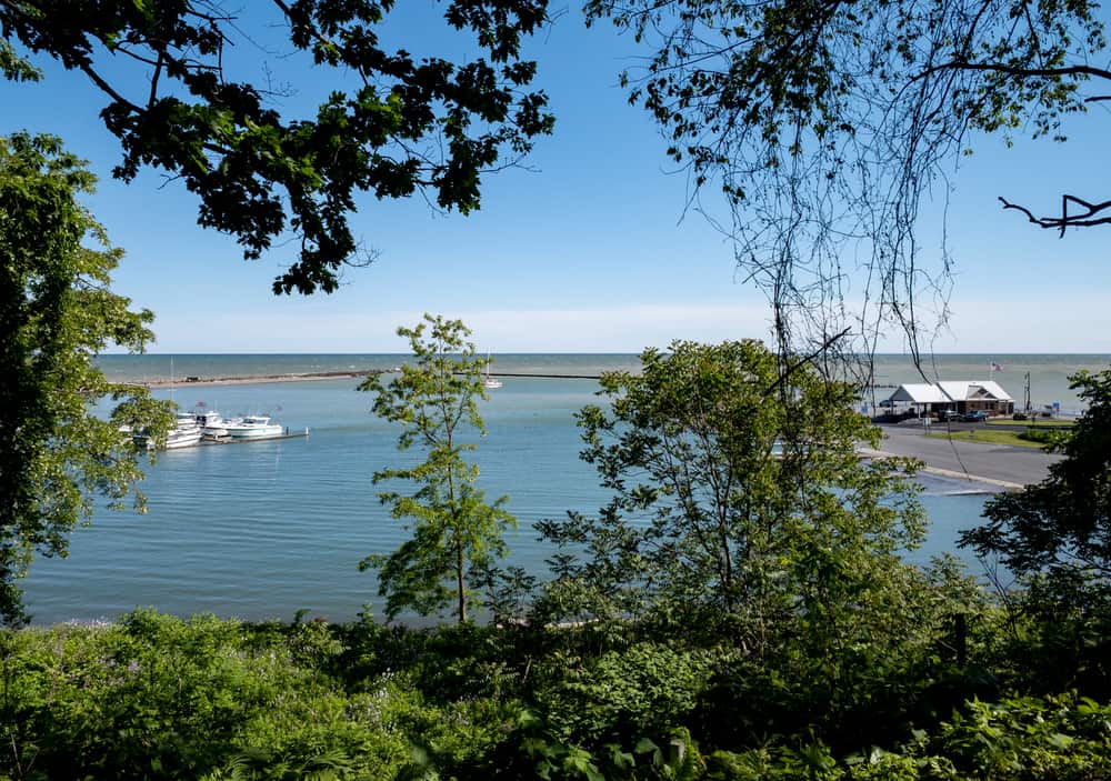 Touring Barcelona Lighthouse on the New York Shores of Lake Erie ...