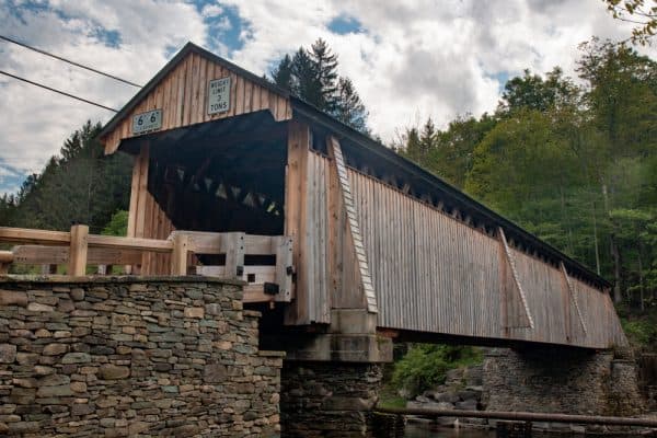 Visiting Beaverkill Covered Bridge in Sullivan County New York ...