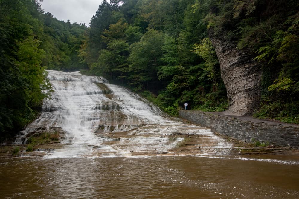 Hiking the Gorge Trail at Buttermilk Falls State Park in Ithaca ...