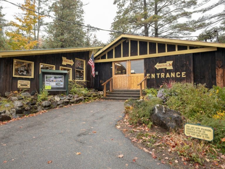 Exploring the Natural Stone Bridge and Caves in the Adirondacks ...
