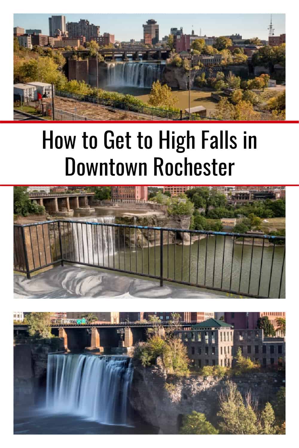 How to Get to High Falls in Downtown Rochester - Uncovering New York