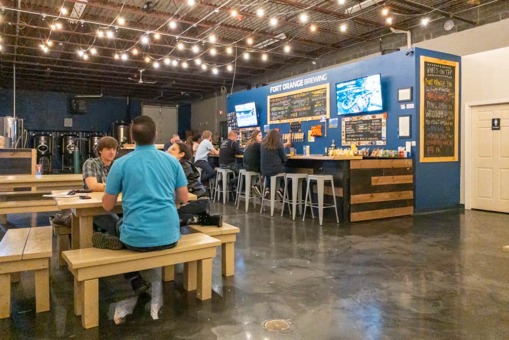 Sampling the Tasty Beers at Fort Orange Brewing in Albany - Uncovering ...