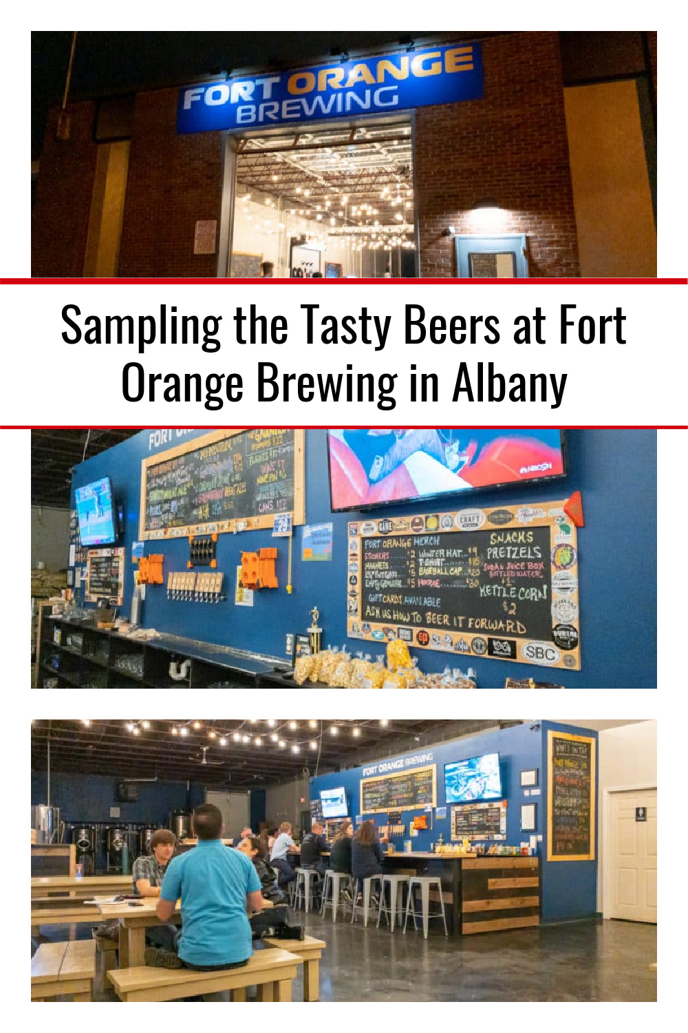 Sampling the Tasty Beers at Fort Orange Brewing in Albany - Uncovering ...