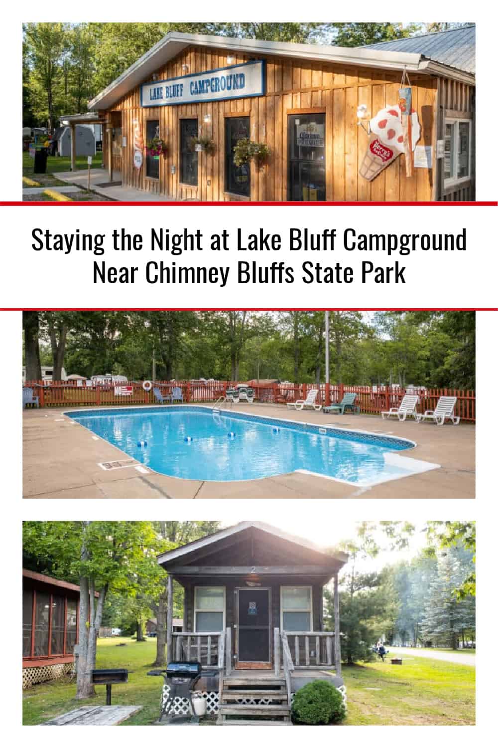 Staying the Night at Lake Bluff Campground Near Chimney Bluffs State ...