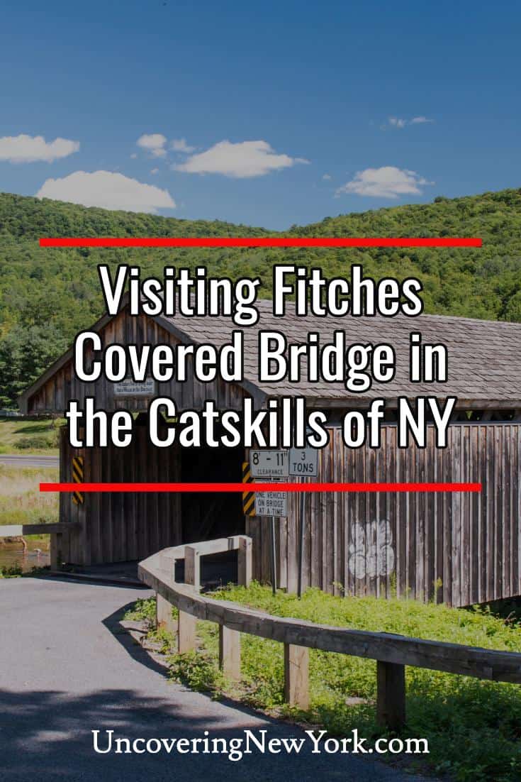 Visiting Fitches Covered Bridge in Delaware County, New York ...