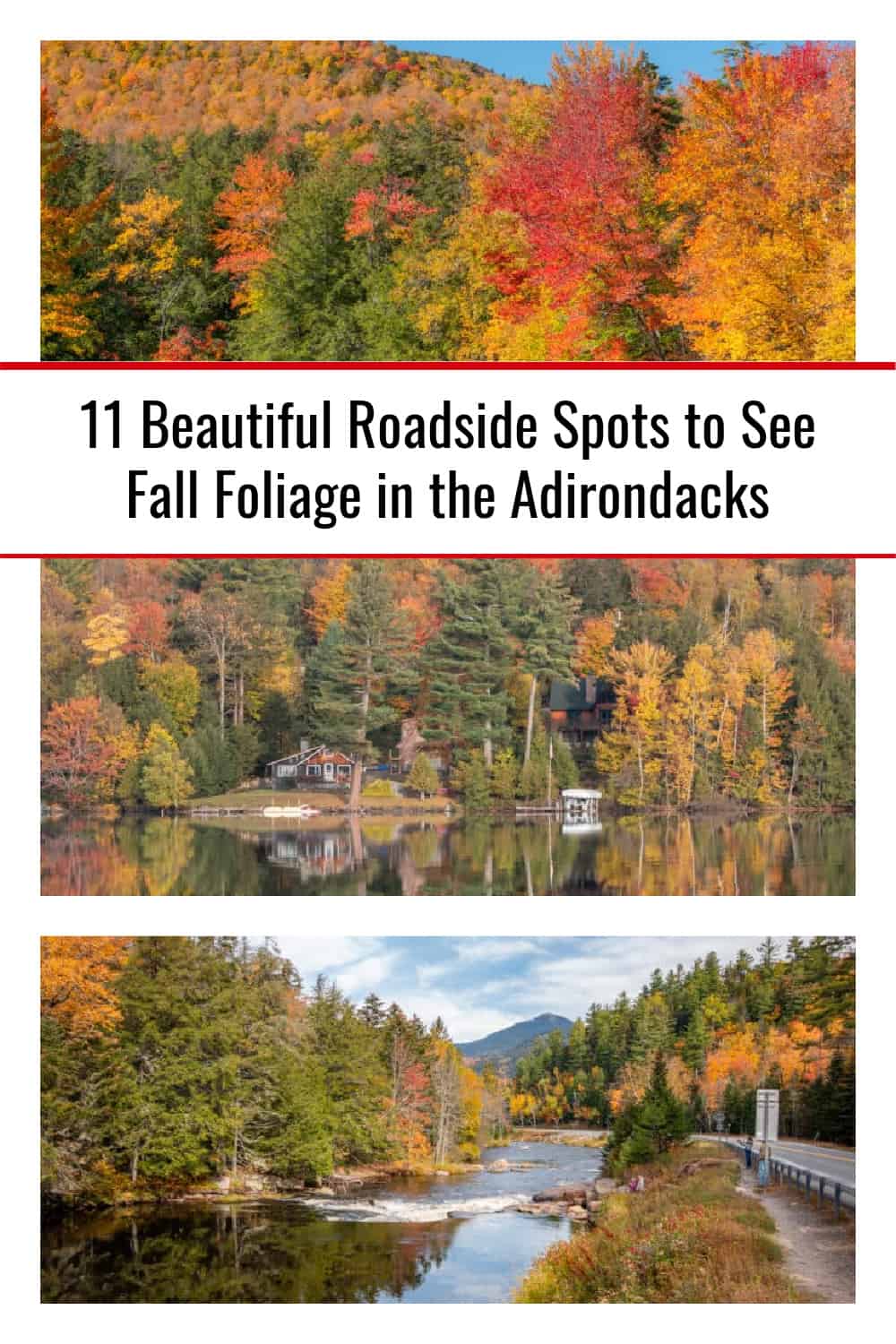 11 Beautiful Roadside Spots to See Fall Foliage in the Adirondacks ...