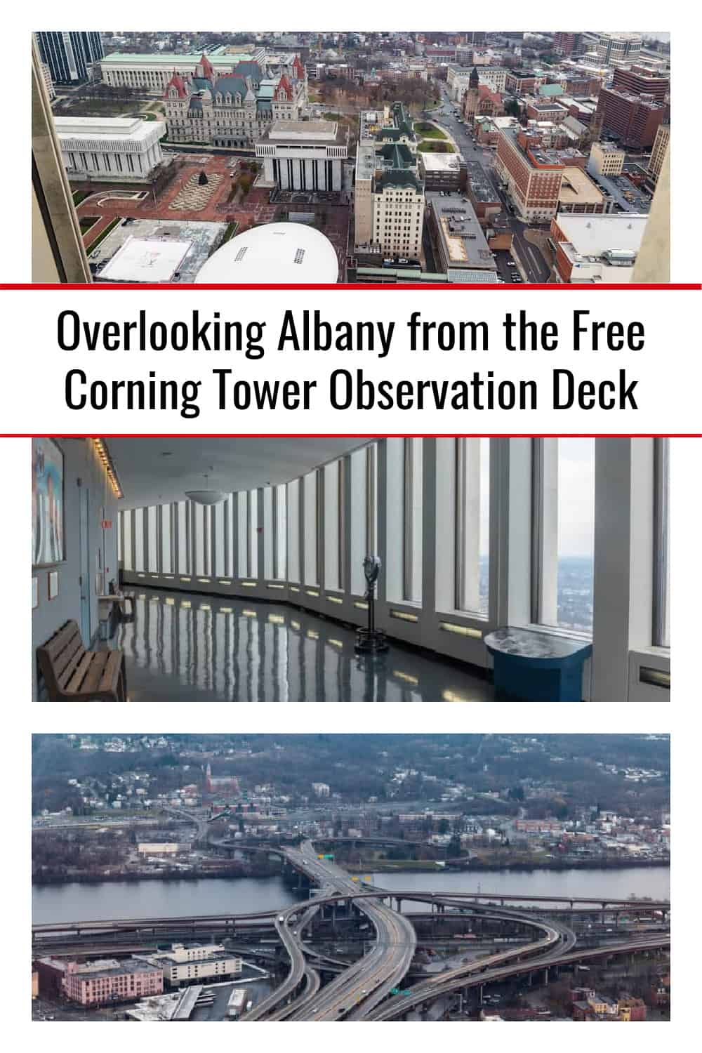 Overlooking Albany from the Free Corning Tower Observation Deck - Uncovering New York