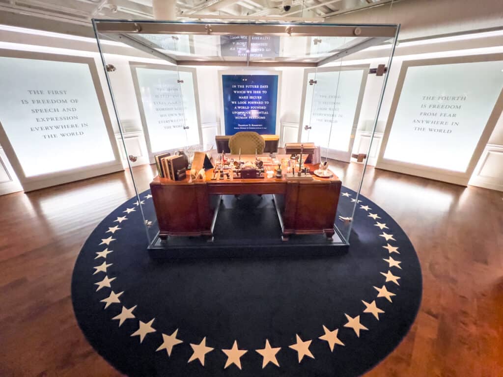 Touring the Franklin D Roosevelt Presidential Library in Hyde Park, NY ...